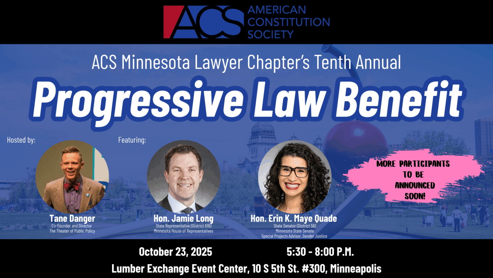 ACS Minnesota: 2025 Progressive Law Benefit - American Constitution Society